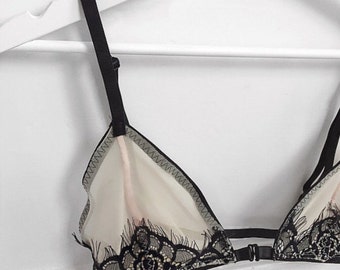 Sheer mesh bra | Etsy