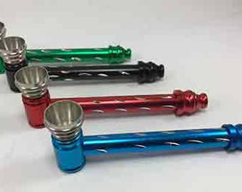 Metal smoking pipe | Etsy