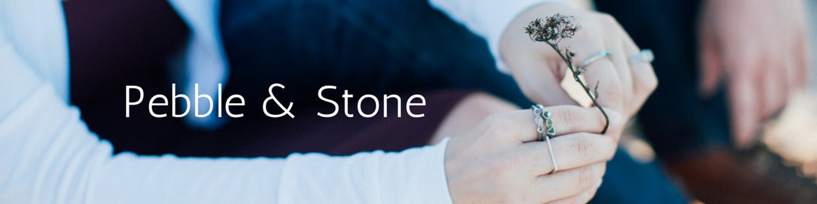 Raw Stone Jewelry for Minimalist and Boho by PebbleAndStoneStore