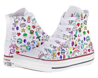 Unique video game shoes related items | Etsy