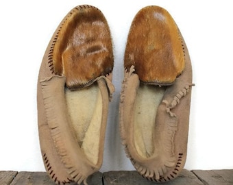 Native american moccasins | Etsy