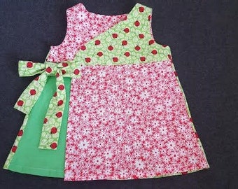 Items similar to Baby and Toddler Wrap Dress Sewing Pattern, PDF ...