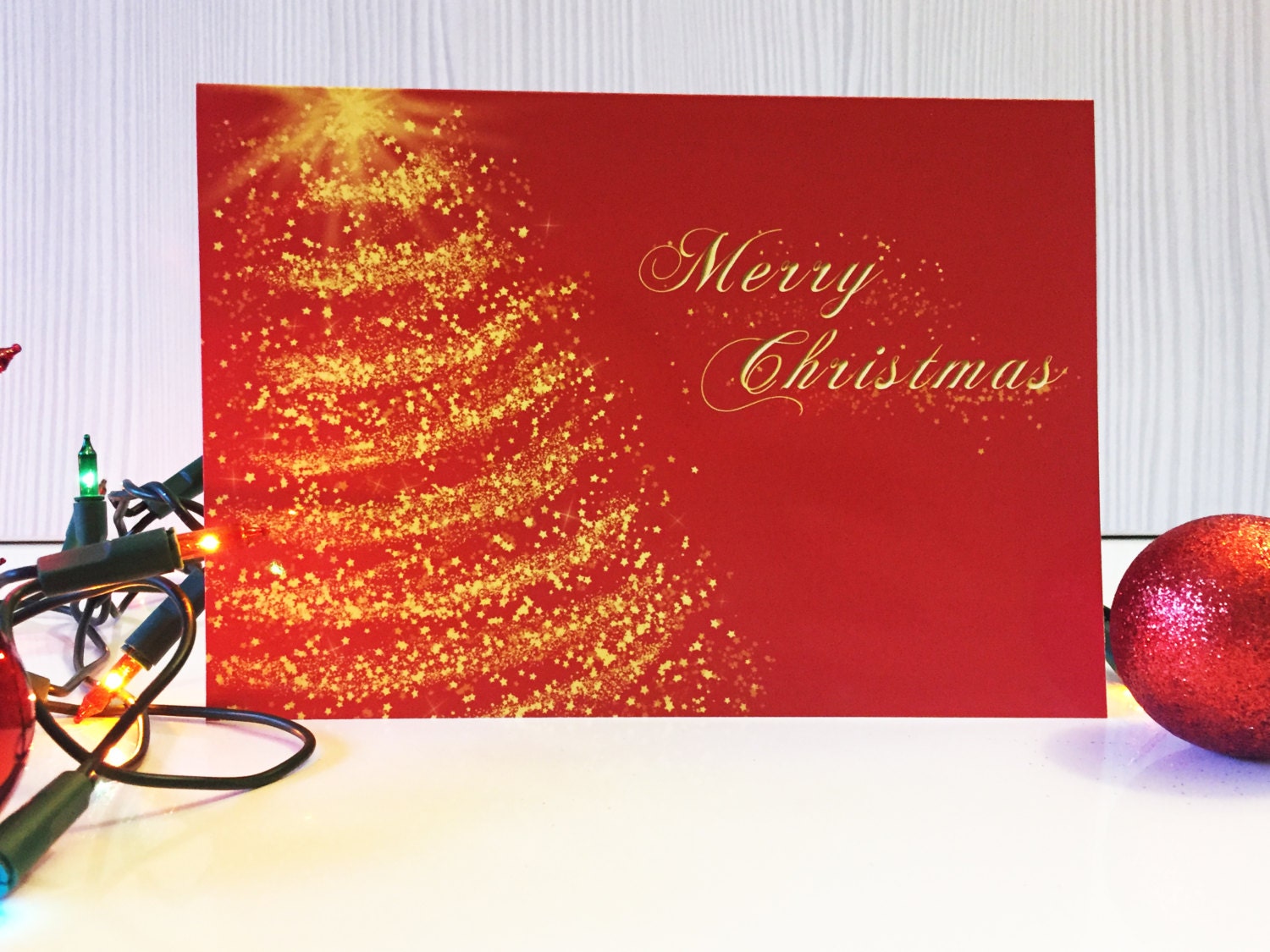 Red Christmas Card