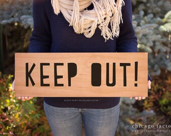 Keep out sign | Etsy