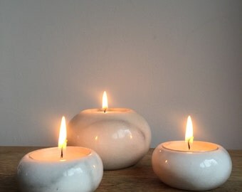 Stone candle holder | Etsy