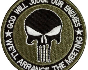 Punisher patch | Etsy