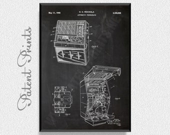 Jukebox print | Etsy