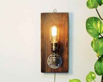 Steampunk sconce | Etsy