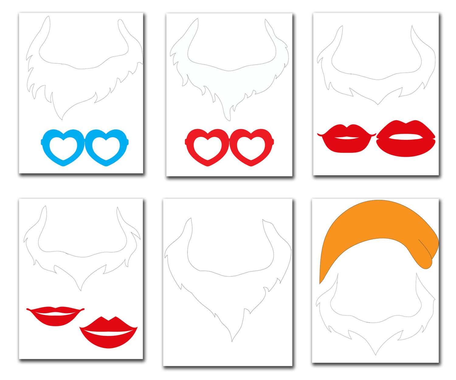 Snow White Photo Booth Props: PRINCESS PHOTOBOOTH