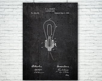 Thomas edison poster | Etsy