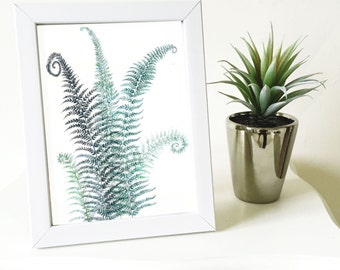 Fern print | Etsy