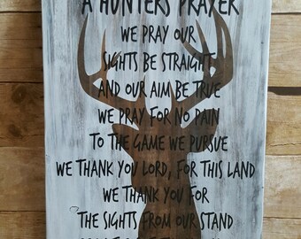Hunters prayer | Etsy