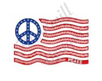 Peace sign flag | Etsy