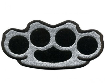 Brass knuckles decal | Etsy