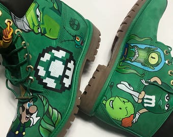 Custom timberlands | Etsy