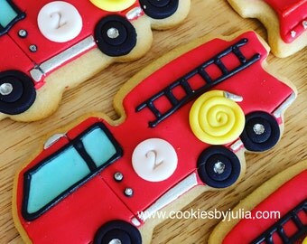 Fireman cookies | Etsy