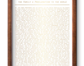 Items similar to The Family: A Proclamation to the World - PDF for ...