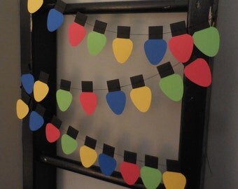 Light bulb garland | Etsy