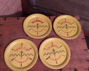 Aluminum coasters | Etsy