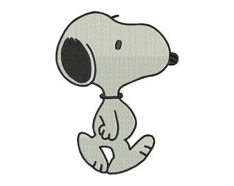 Snoopy embroidery | Etsy