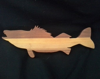 Wood fish cutout | Etsy