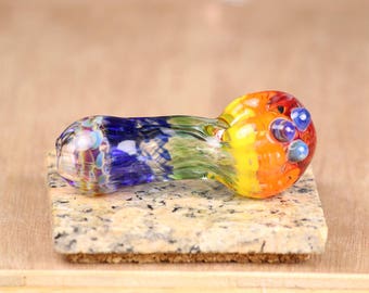 Purple glass pipe | Etsy