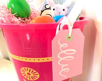 Easter basket tags | Etsy