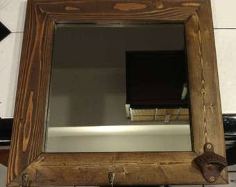 Mirror coat rack | Etsy