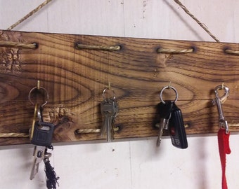 Rustic key holder | Etsy