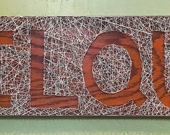 String art letters | Etsy