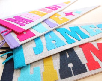 Custom pennant | Etsy