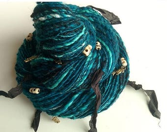 Weird&Twisted Unique Handspun Art Yarn by WeirdAndTwisted on Etsy