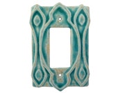 Ceramic Art Light Switch Covers Wall Clocks & by HoneybeeCeramics