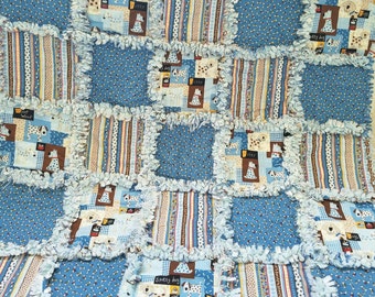 Baby rag quilt | Etsy