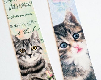Cat bookmark | Etsy