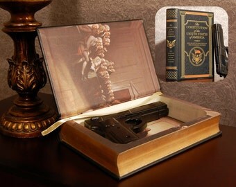 Hollow Books and Hollow Book Safes with Flasks by SecretSafeBooks