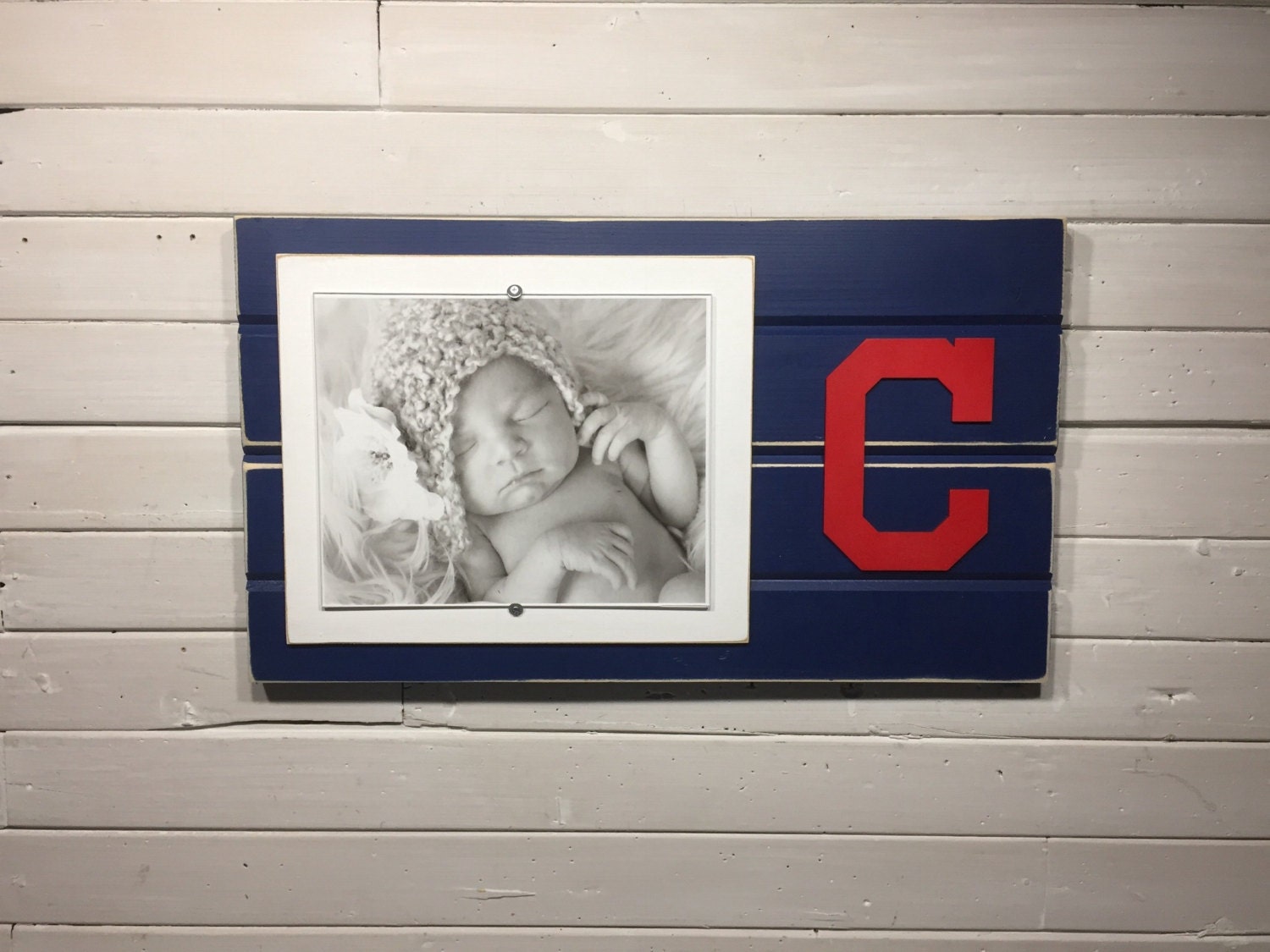 Cleveland Indians picture frame holds 1-8x10 photo