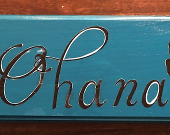 Ohana wood sign | Etsy