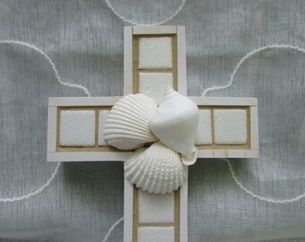 Seashell cross | Etsy