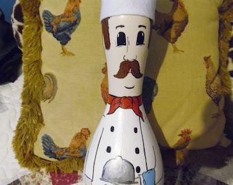 Painted bowling pin | Etsy