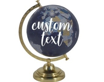 Hand painted globe | Etsy