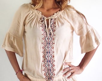 Embroidered tunic | Etsy