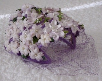 Lavender fascinator | Etsy