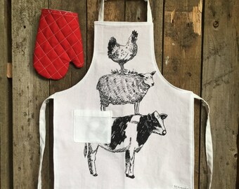 Cow oven mitt | Etsy