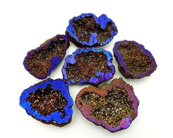 Colored geode | Etsy