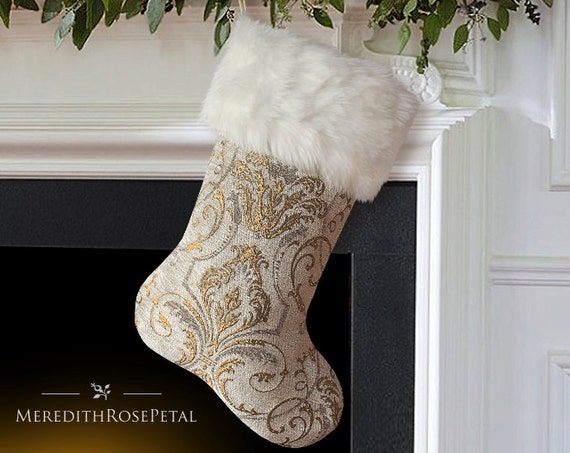 Elegant Christmas Elegant Christmas Stocking by MeredithRosePetal