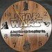 Star Wars Clock/ Yoda R2D2 Millenium by ColumbusWoodProducts