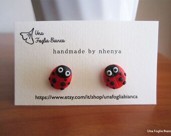 Polymer clay ladybug | Etsy