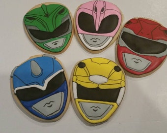 Power ranger cookie | Etsy