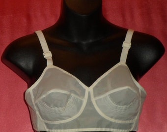 Sheer bullet bra | Etsy